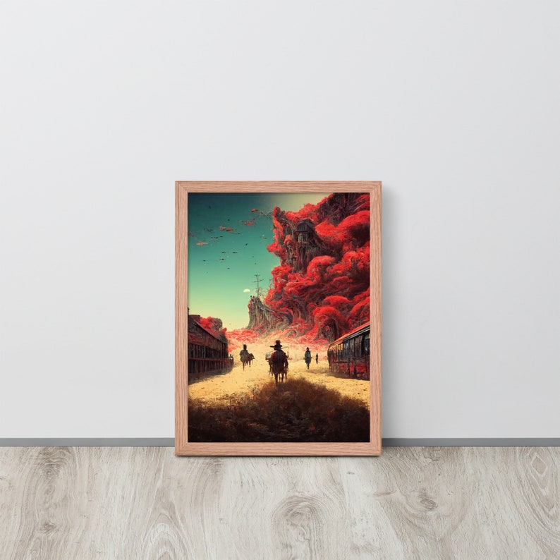 RDR2 Framed Framed Video Game Poster Print Desk Art Home - Etsy