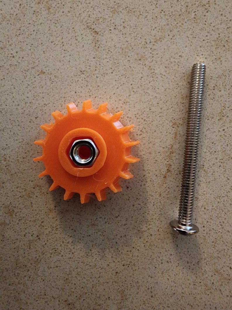 Sentro 40 Replacement Gear - Hex Nut and Bolt - 3D Printed Replacement ...