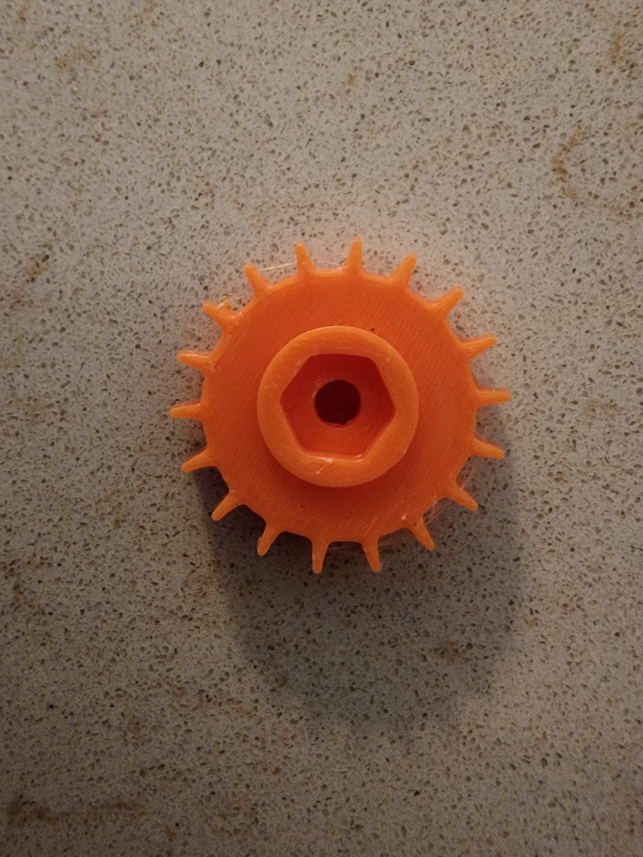 Sentro 40 Replacement Gear - Hex Nut and Bolt - 3D Printed Replacement ...