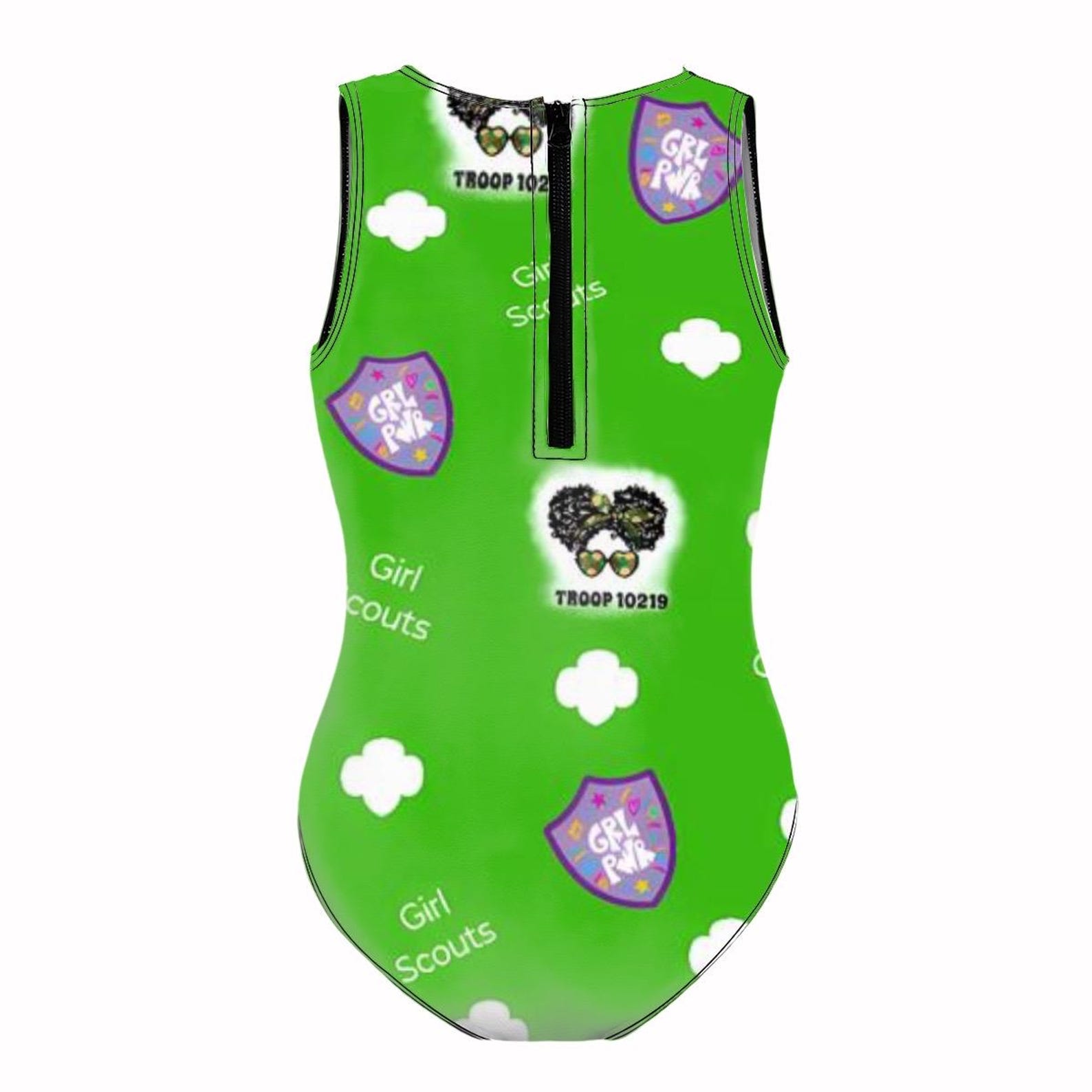 Girl Scout Custom Girls Swimsuit - Etsy