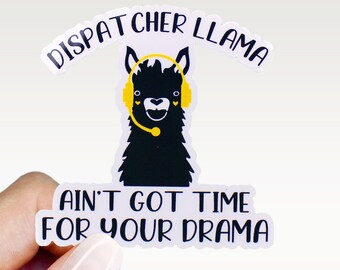 Dispatcher Tarot Card Sticker, Funny 911 Dispatcher Stickers, Funny ...