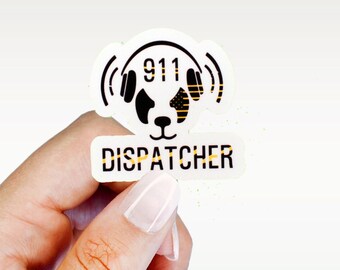 Coffee Before Calls, Funny 911 Dispatcher Sticker, 911 Dispatcher Gifts ...
