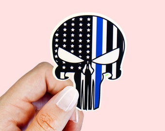 Blue Line Retired Reflective or Matte Vinyl Decal Sticker or - Etsy