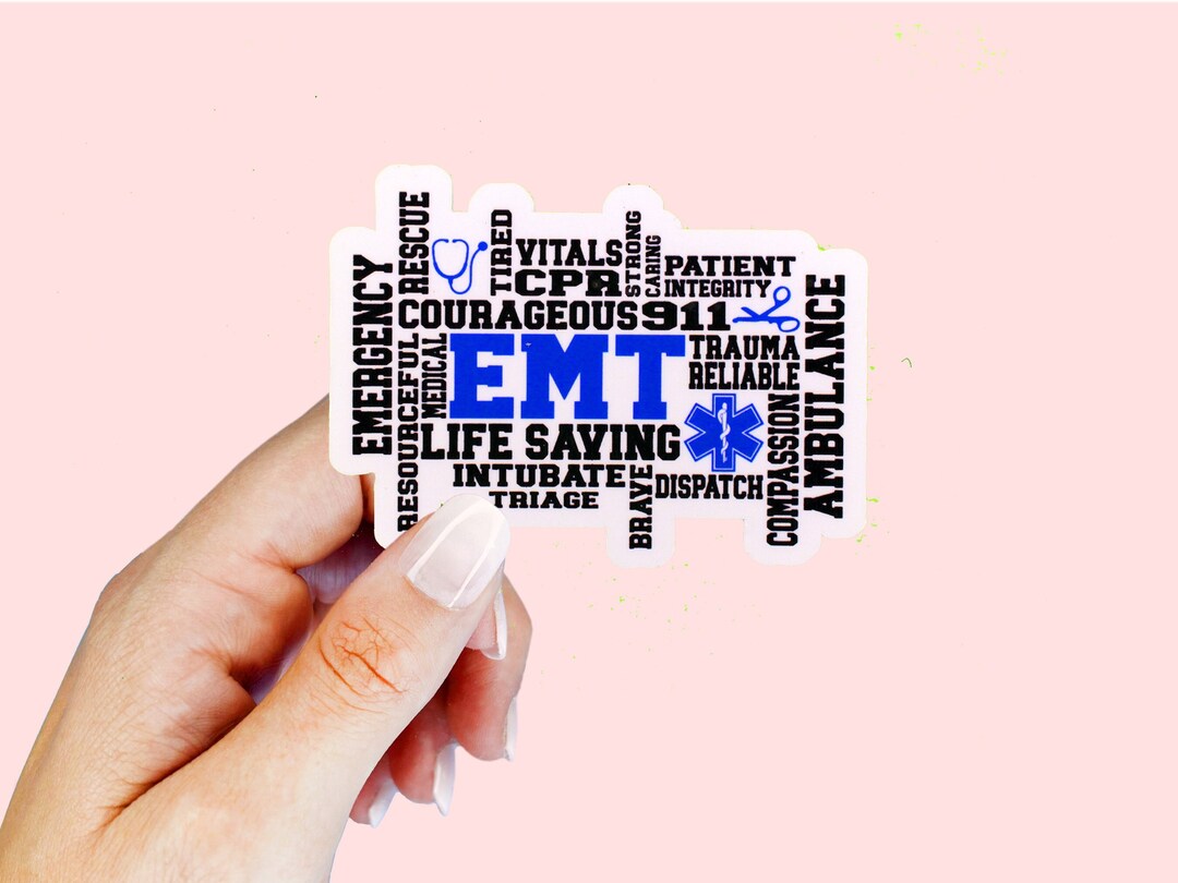 EMT Paragraph Sticker EMS Sticker First Responder Sticker Medical ...