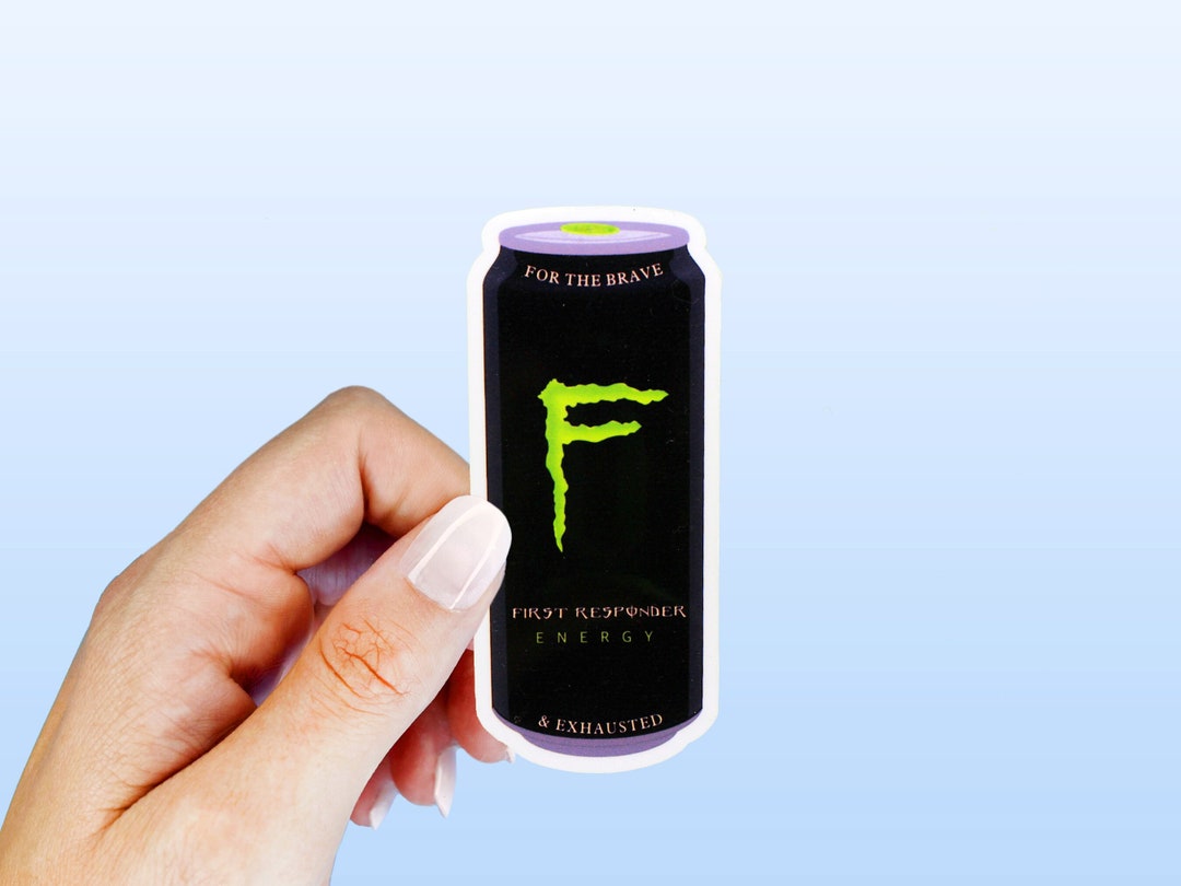 First Responder Energy Drink Sticker Dispatcher Sticker 911 Dispatcher ...