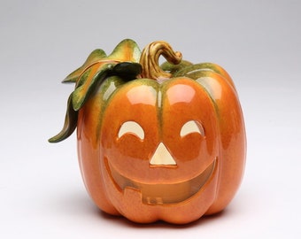 Ceramic Jack O Lantern - Etsy