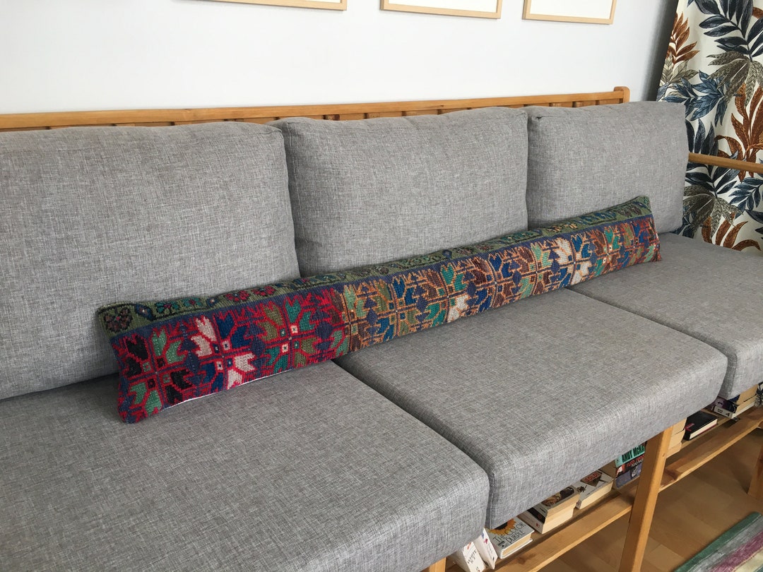 8x60 Luxury Unique Art Deco Vintage Bolster Pillow , Skinny Oversized ...