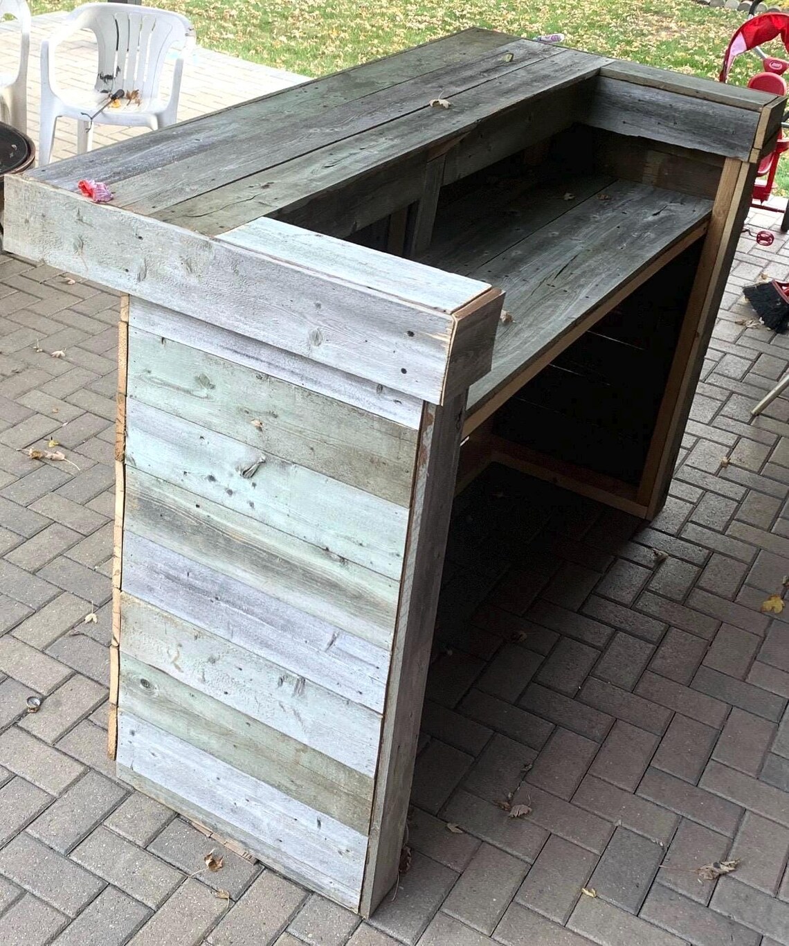 Real Wood Custom Tiki Bar - Etsy