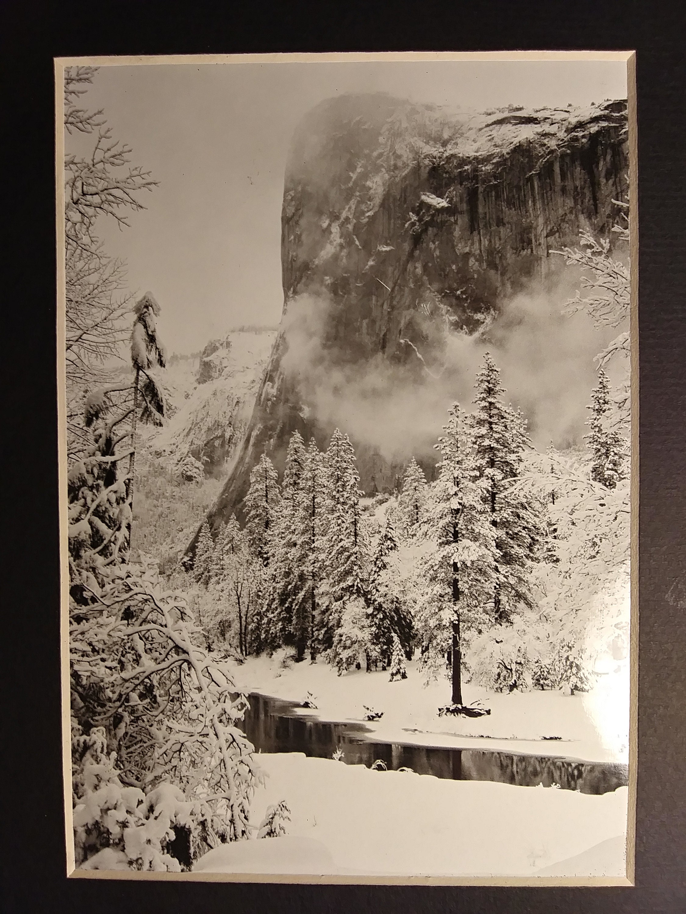 Ansel Adams el Capitan, Winter Reproduction Photo - Etsy