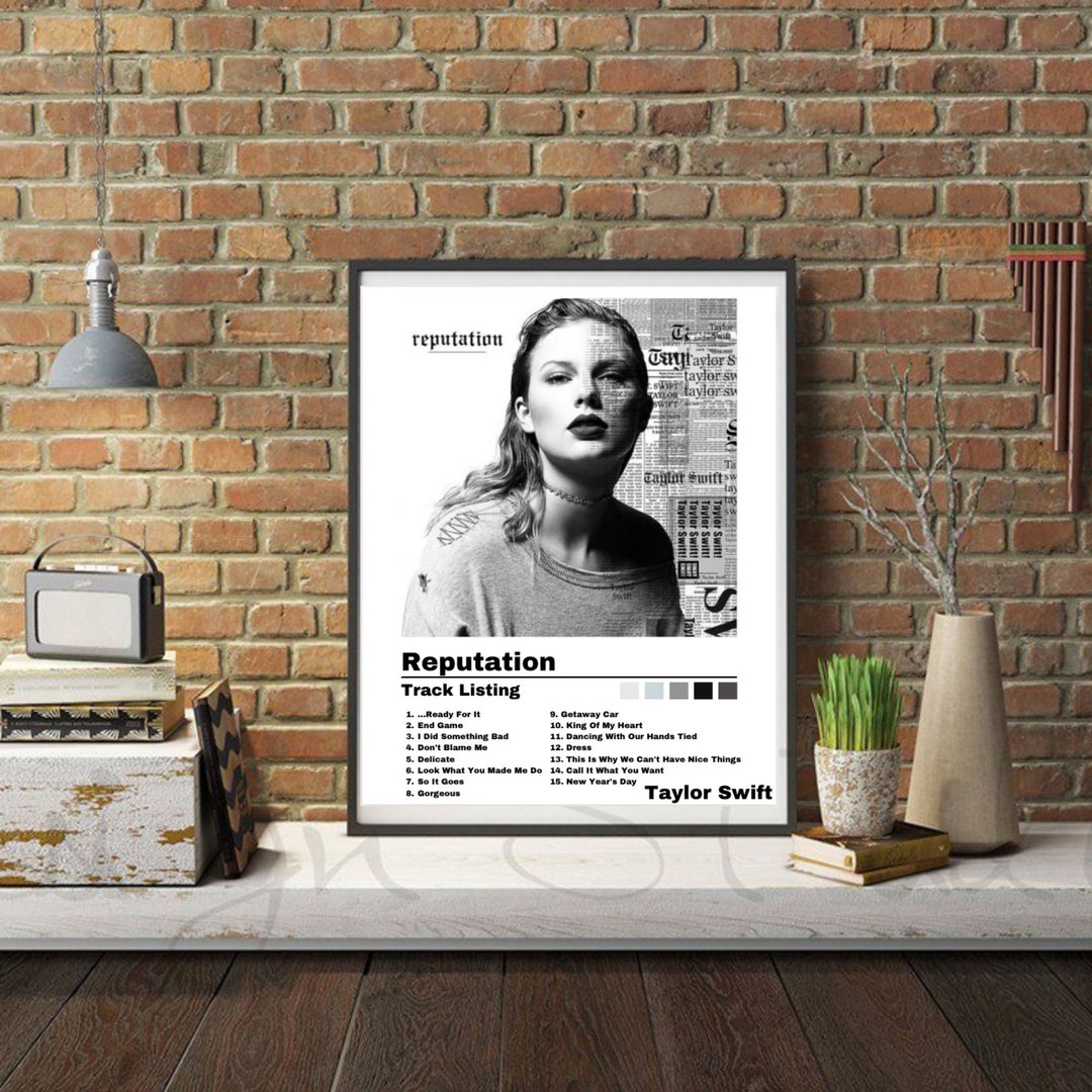 Taylor Swift Reputation Album Cover Music Print Album Print Gift for ...