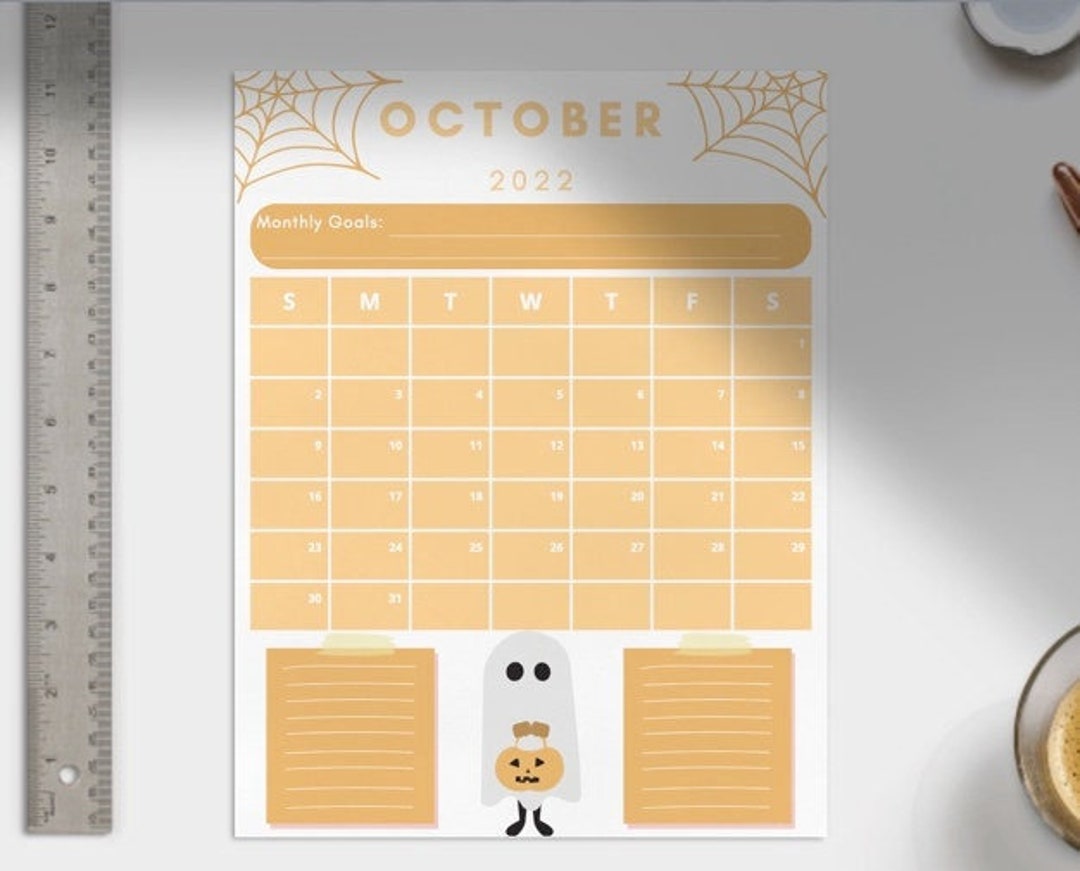 October 2022 Digital Planner - Etsy