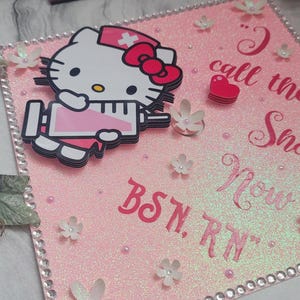 Nurse Grad Cap Topper, Customizable Healthcare, Graduation Cap, Nurse ...