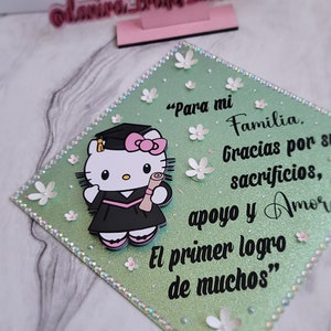 Hello Graduation Cap , Kitty Graduation Cap, Class of 2024, Cap ...