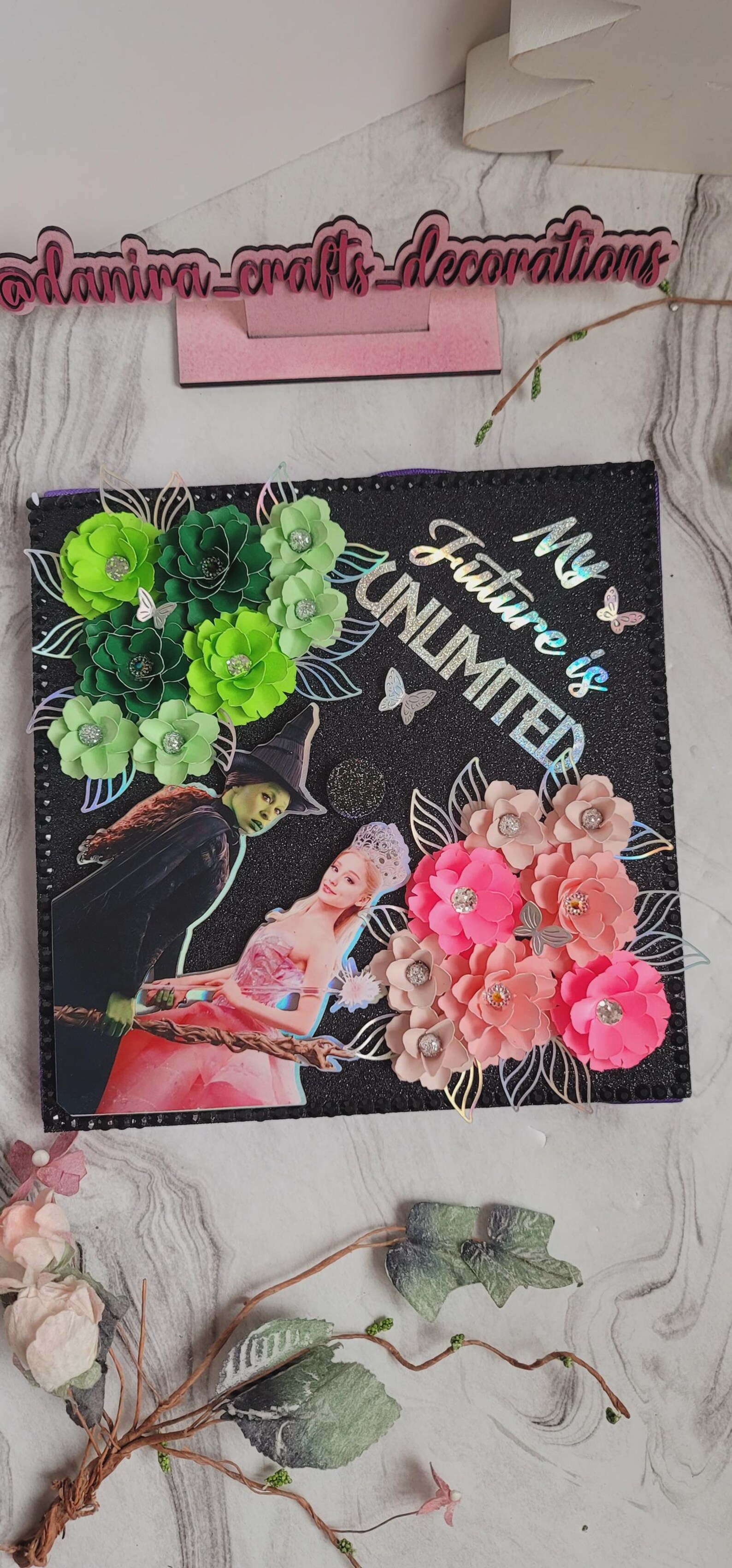 Custom Wicked Graduation Cap, Wicked Grad Cap Topper, Class of 2026 ...