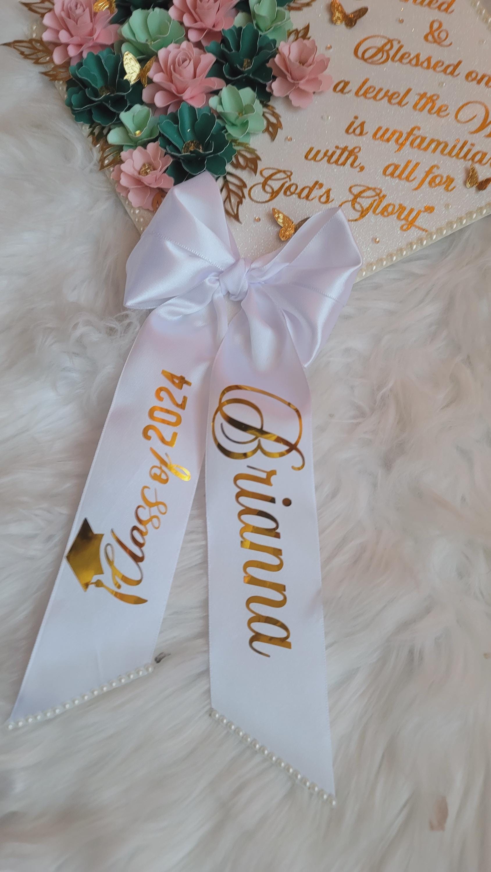 Custom Graduation Cap, Graduation Hat Decor, Class of 2025, Paper ...