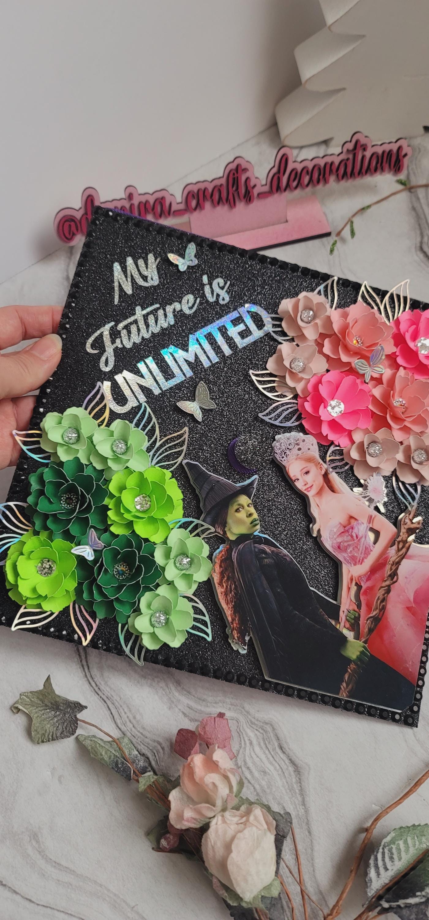 Custom Wicked Graduation Cap, Wicked Grad Cap Topper, Class of 2026 ...