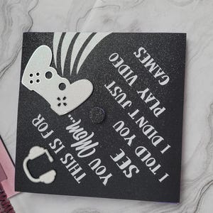 Personalized Gamer Graduation Cap Topper for Class of 2025 ...