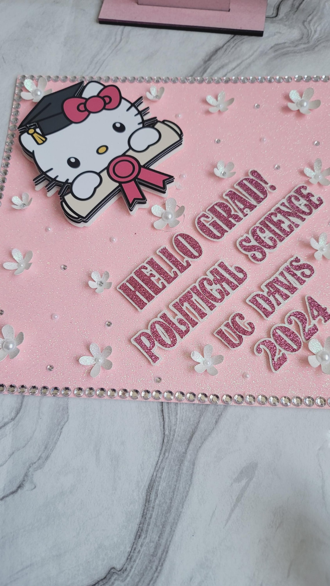 Hello Graduation Cap Graduation Class of 2026 Custom Grad Cap Topper ...