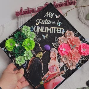 Custom Wicked Graduation Cap, Wicked Grad Cap Topper, Class of 2026 ...