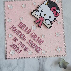 Hello Graduation Cap, Graduation Cap, Class of 2025, Custom Grad Cap ...