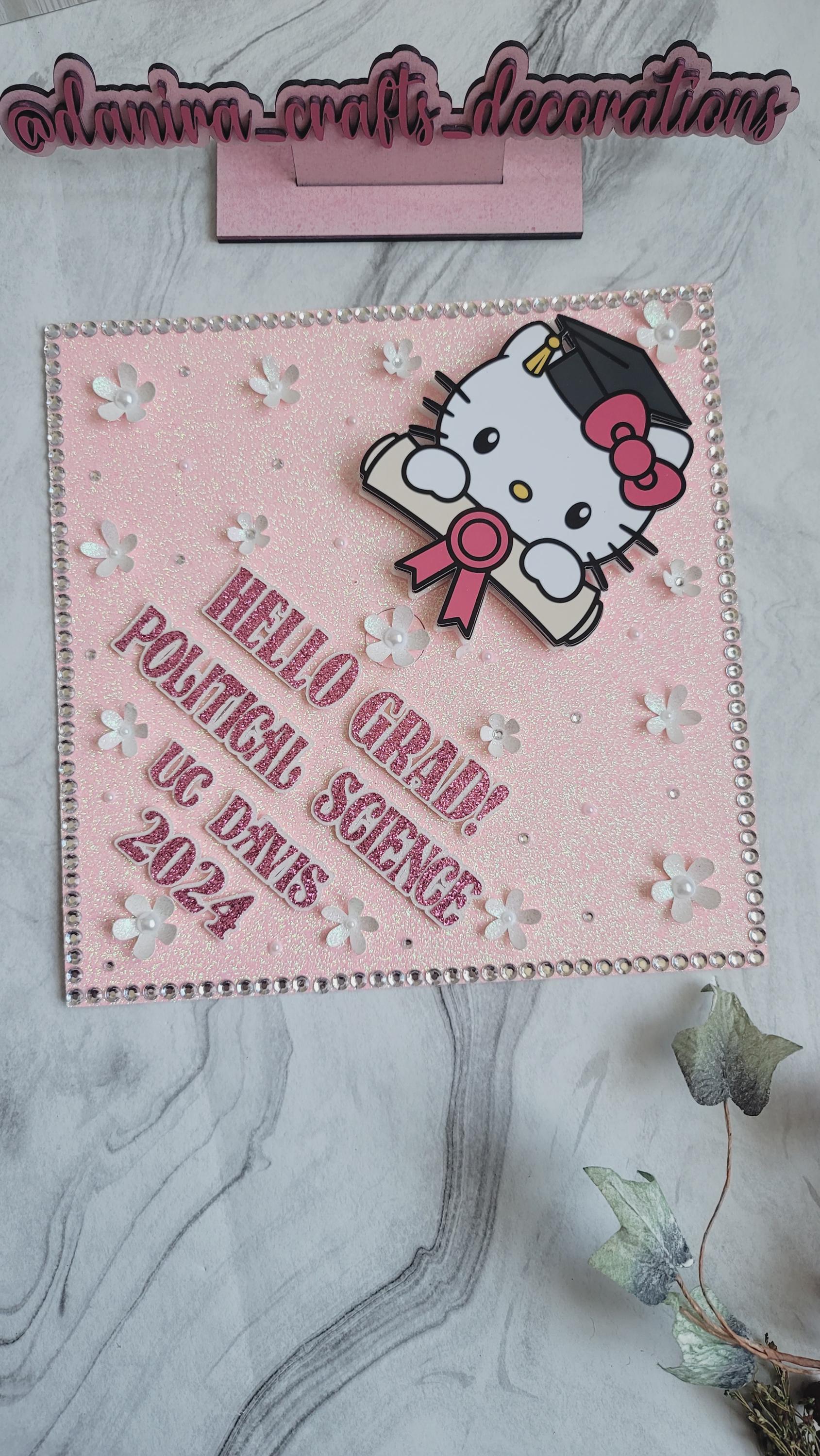 Hello Graduation Cap Graduation Class of 2026 Custom Grad Cap Topper ...