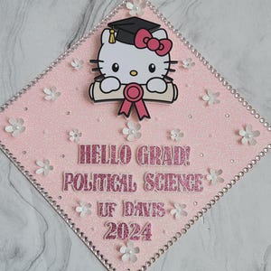 Hello Graduation Cap, Graduation Cap, Class of 2025, Custom Grad Cap ...