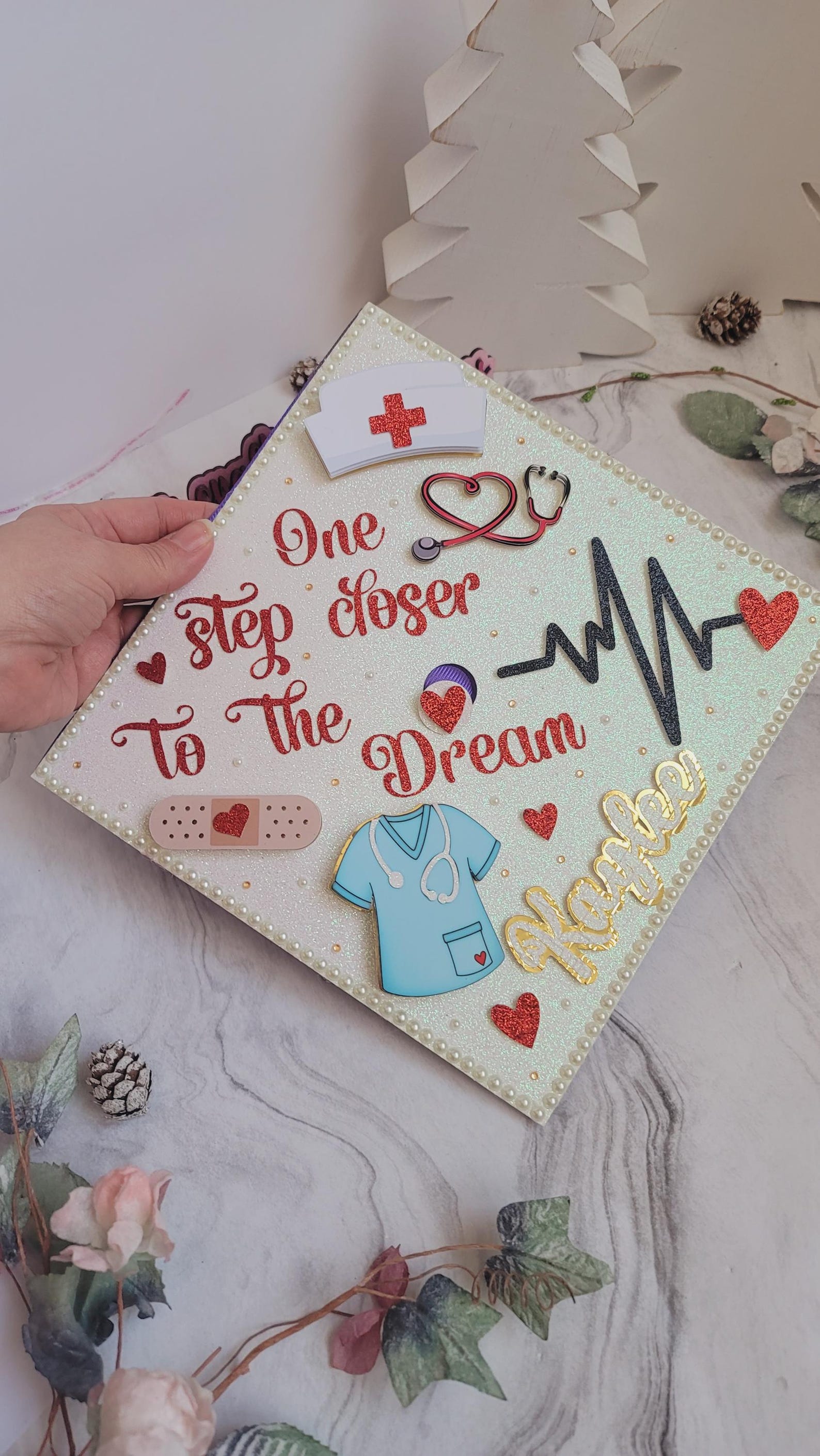 Nurse Graduation Cap RN Nursing School Grad Class of 2026 Custom Cap ...