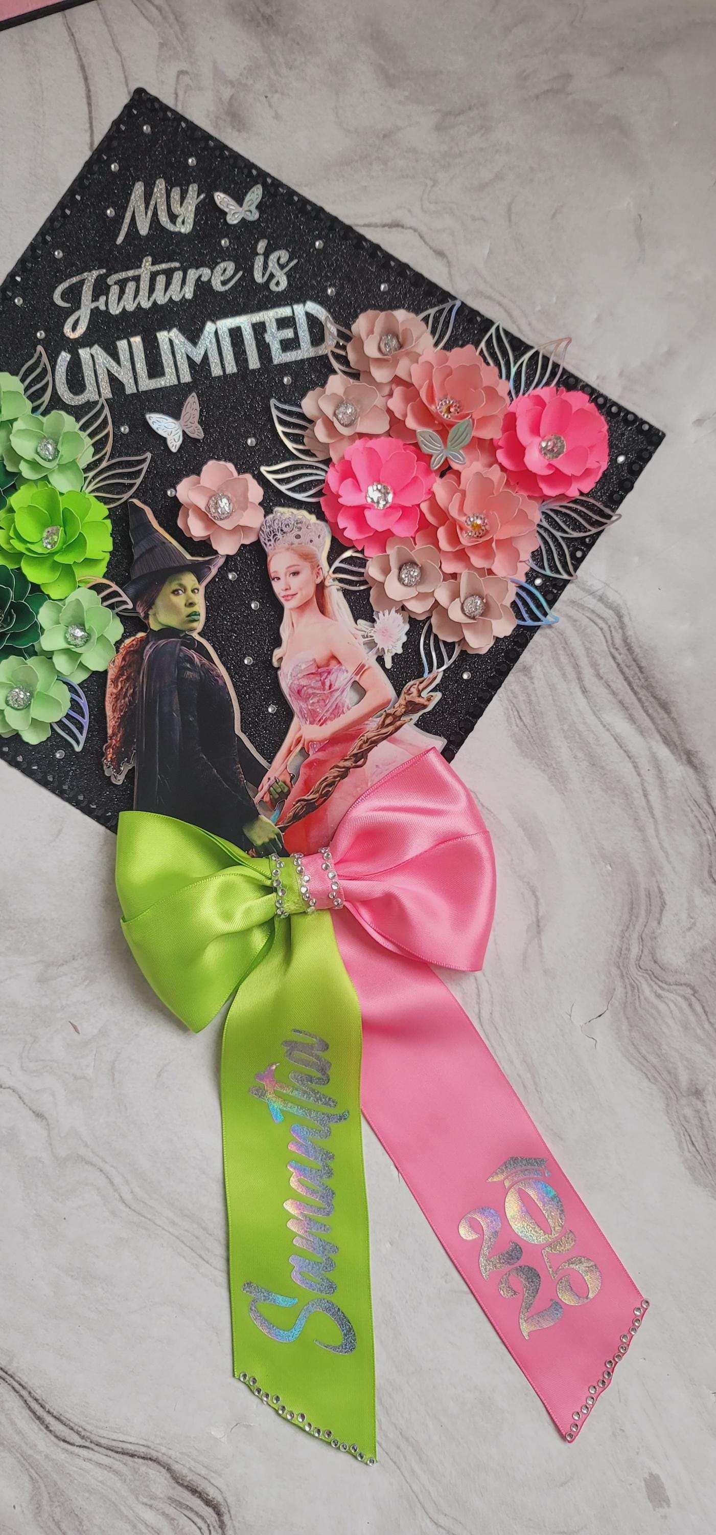 Custom Wicked Graduation Cap, Wicked Grad Cap Topper, Class of 2026 ...