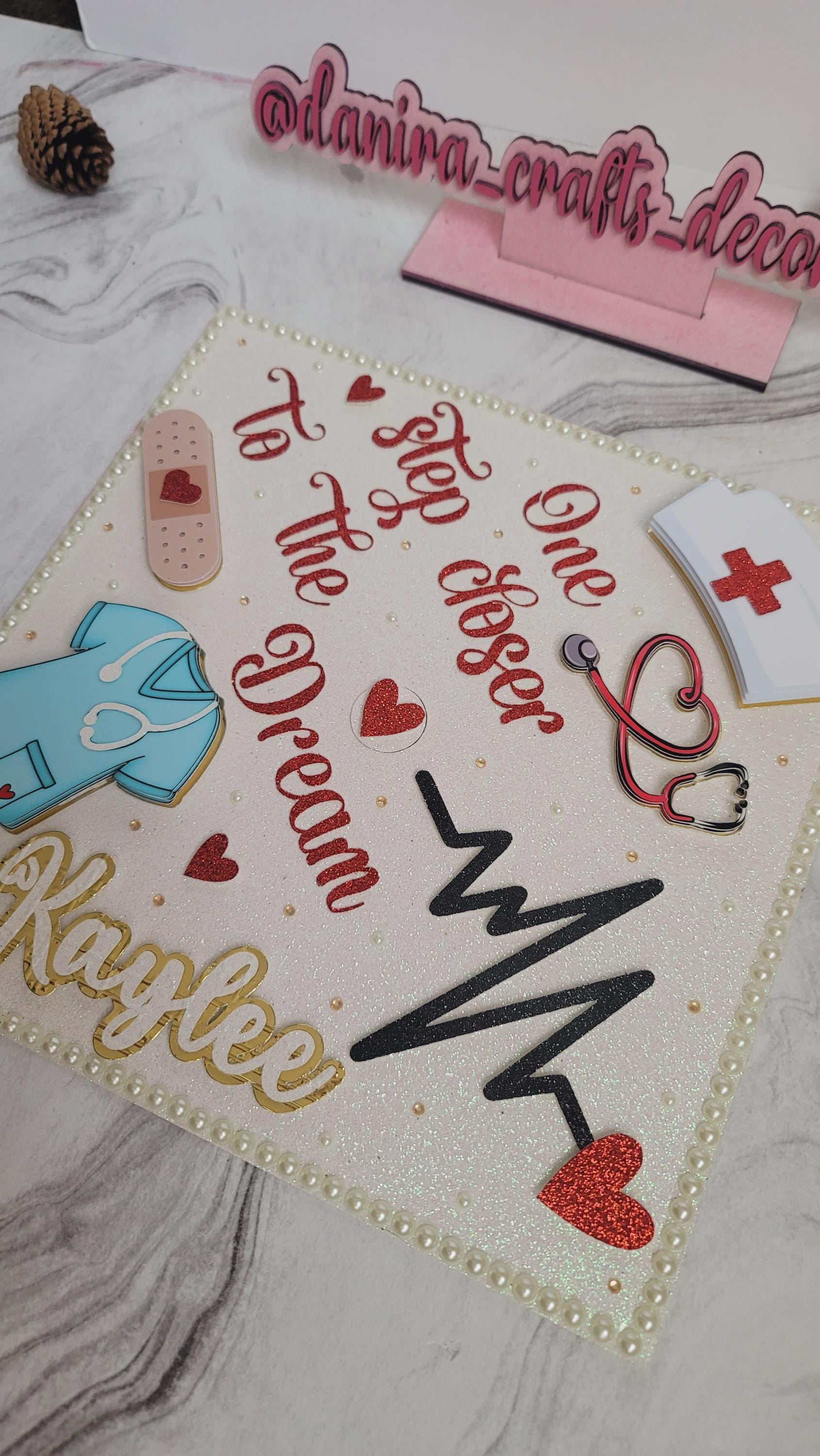 Nurse Graduation Cap RN Nursing School Grad Class of 2026 Custom Cap ...