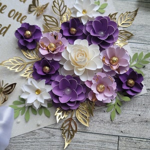 Custom Graduation Cap, Graduation Cap Decor Paper Flowers, Personalized ...