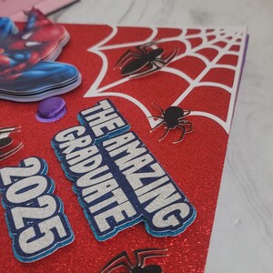 Custom Spider Graduation Cap Topper, Class of 2025, Spider Man ...