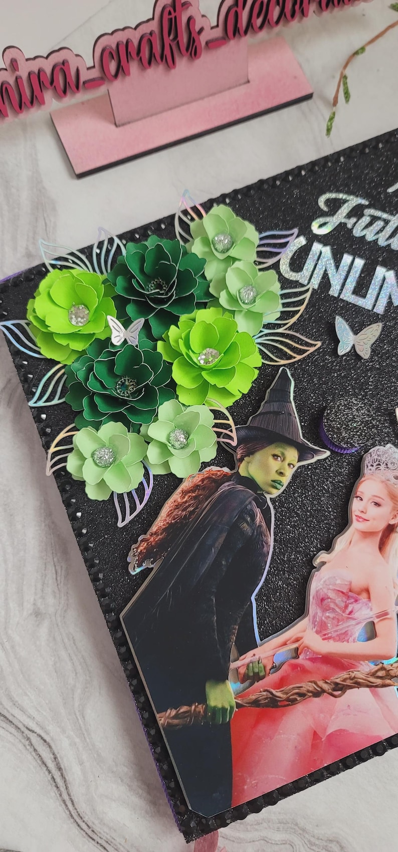 Custom Wicked Graduation Cap, Wicked Grad Cap Topper, Class of 2026 ...