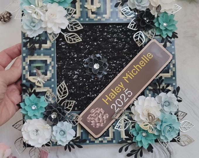 Minecraft End Portal Graduation Cap Topper - 3D Minecraft Grad Topper ...