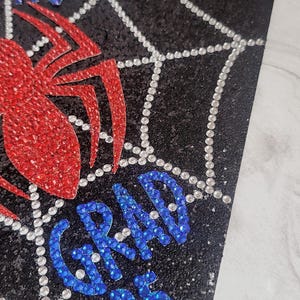 RHINESTONES Spider Graduation Cap Topper, Class of 2025, Spider Man ...