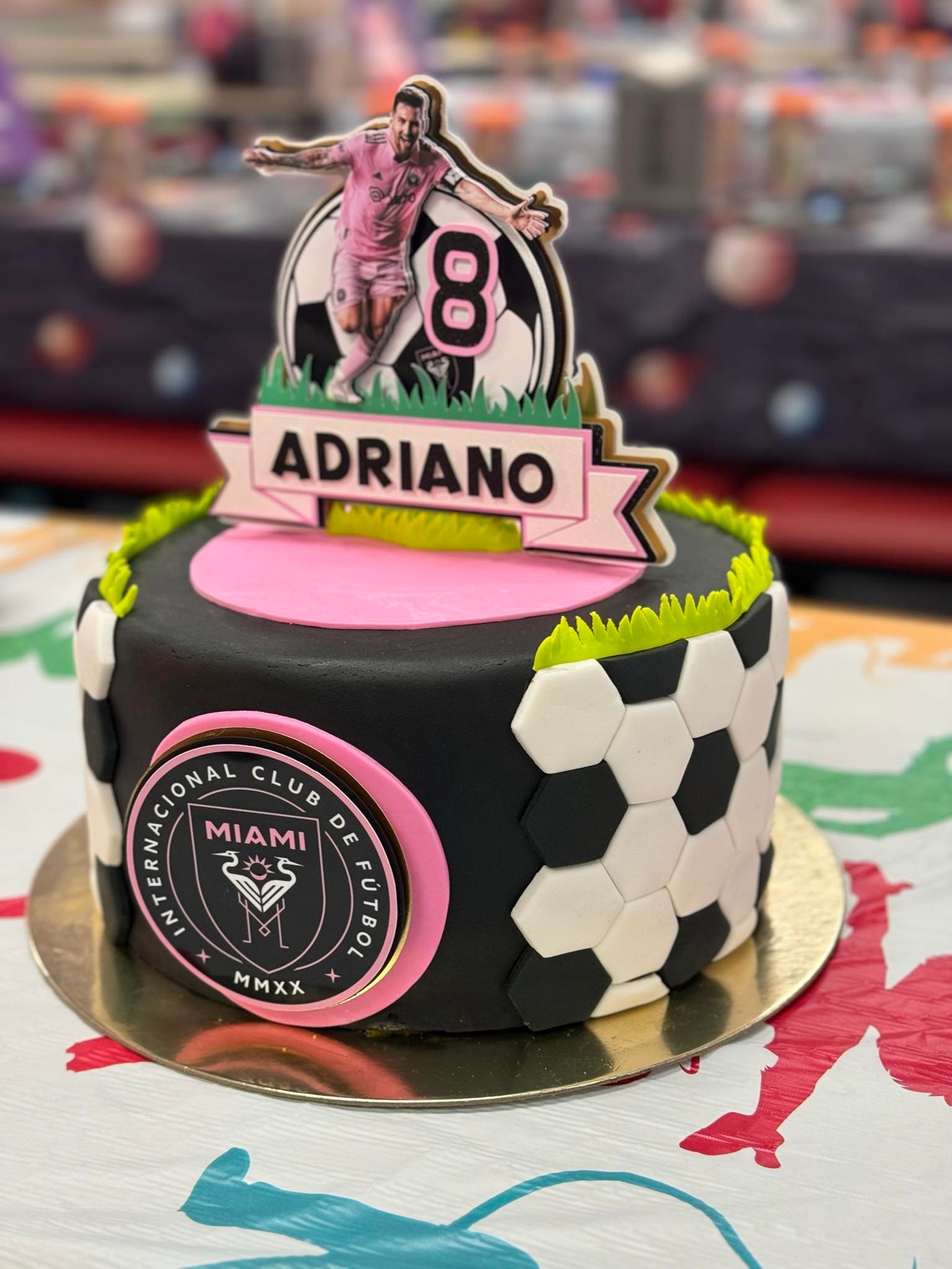Mesi Cake Topper, Soccer Cake Topper, Mesii, Soccer , Birthday Cake ...