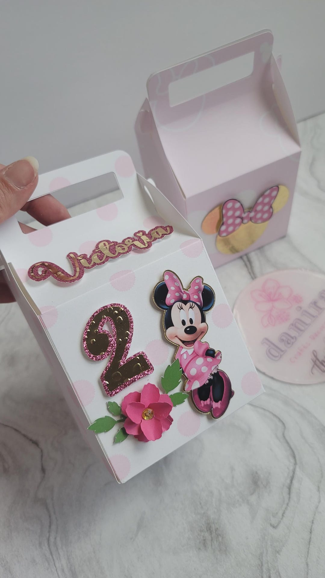 Gable Box, 6 Party Favor Box, Birthday Favor Box, Gables Them Boxes ...