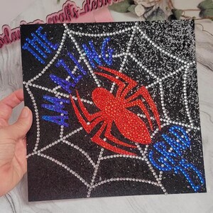 RHINESTONES Spider Graduation Cap Topper, Class of 2025, Spider Man ...