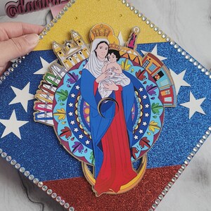 Costumaize Graduation Cap Venezuela Flag, Grad Cap Flag Topper, Class ...