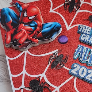 Custom Spider Graduation Cap Topper, Class of 2025, Spider Man ...