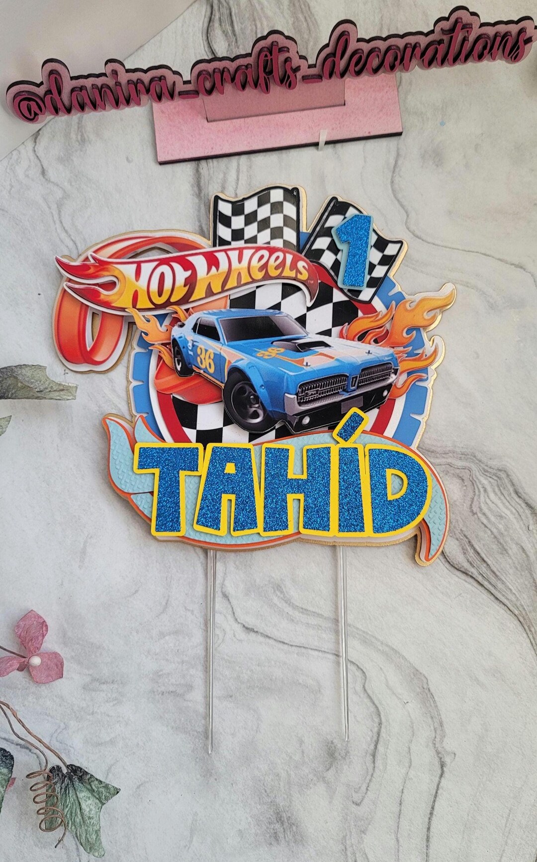 Custom Car Cake Topper Wheels Birthday Party Decor, Car Cake Party ...