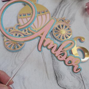 Custom Princess Carriage Cake Topper: Fairy Tale Party Decor - Etsy
