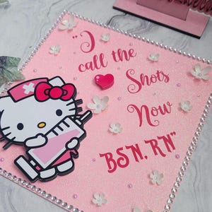 Nurse Grad Cap Topper, Customizable Healthcare, Graduation Cap, Nurse ...