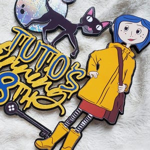 Coraline Cake Topper - Personalized Halloween Cake Topper Party Decor ...