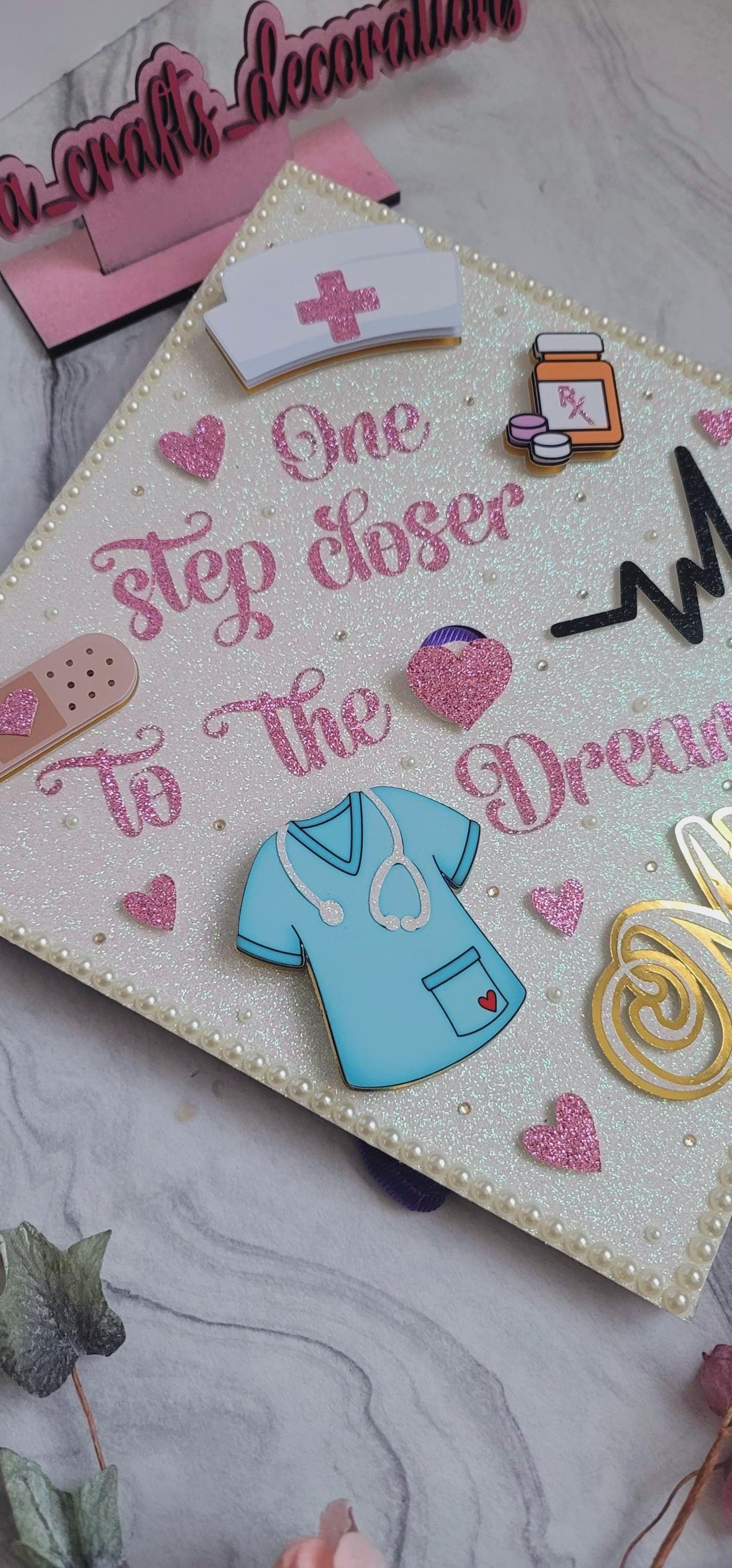 Nurse Graduation Cap RN Nursing School Grad Class of 2026 Custom Cap ...