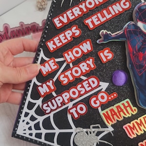 Spiderman Graduation Cap Topper Class of 2026 Black Spider Graduate ...