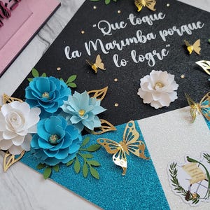 Custom Flag Graduation Cap Topper, Class of 2025, Personalized Country ...