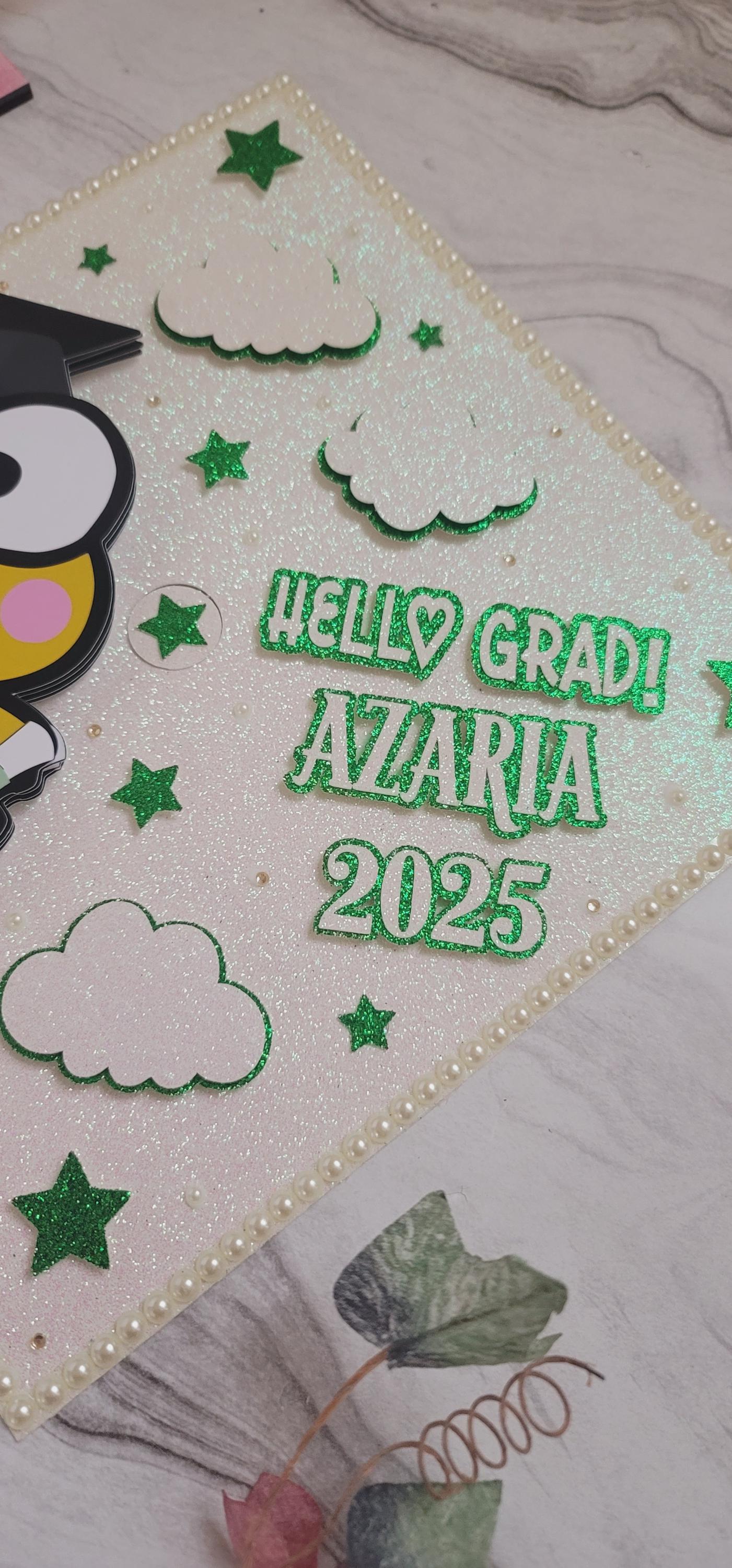 Custom Frog Graduation Cap Topper: Glitter Class of 2026 - Etsy