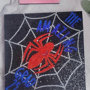 RHINESTONES Spider Graduation Cap Topper, Class of 2025, Spider Man ...