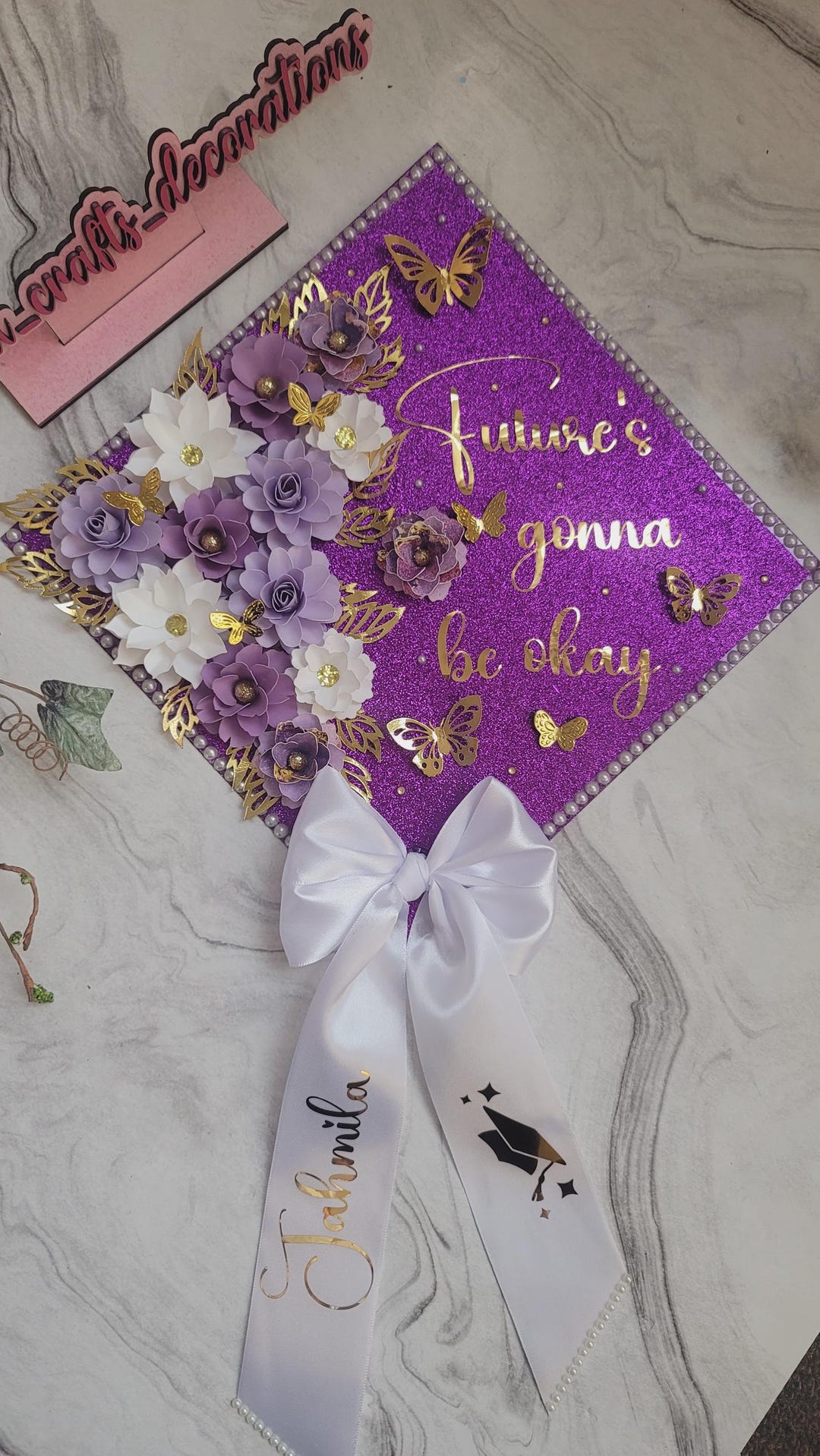 Graduation Cap, Grad Cap, Graduation Decor, Class of 2025, Paper ...