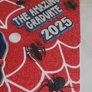Custom Spider Graduation Cap Topper, Class of 2025, Spider Man ...